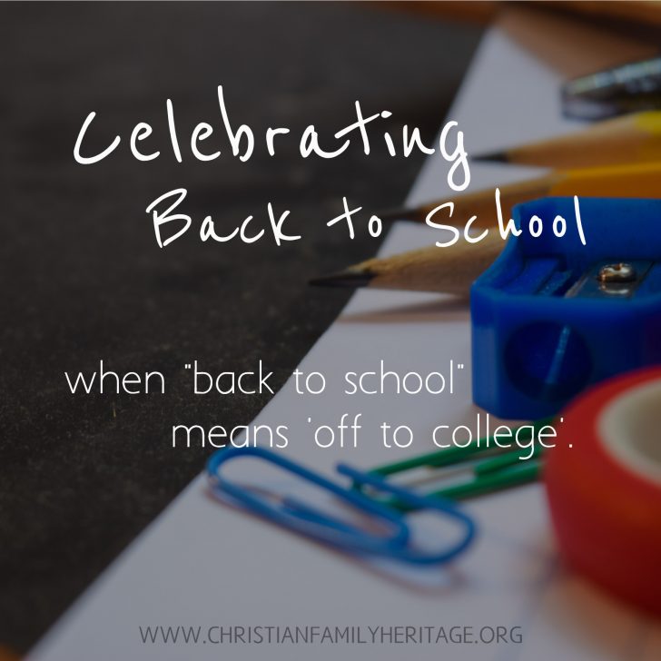 When 'Back-to-School' Means 'Off-to-College'